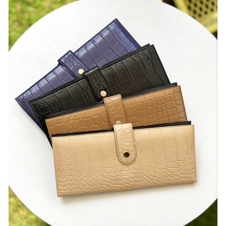 Jual Dompet Croco Havana Dompet Bulanan Dompet Kartu 20 x 18 | Shopee ...