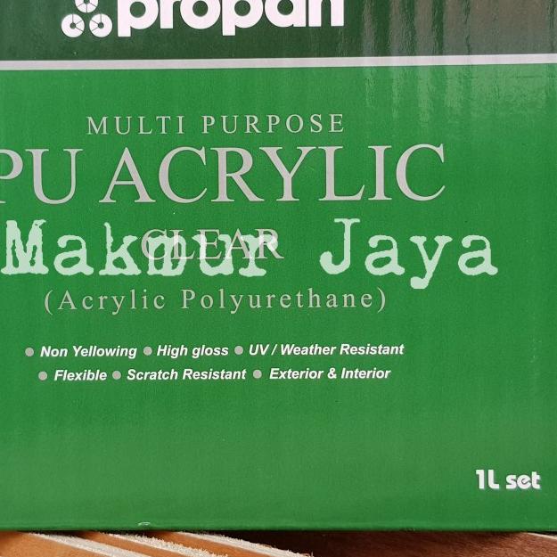Jual Propan PUL-91 PU Acrylic Cat Clear Polyurethane - Semi Gloss ...