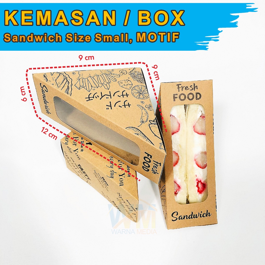 Jual Mika Sandwich Segitiga / Mika Sanwich Buah / Sandwich Box Fruit ...