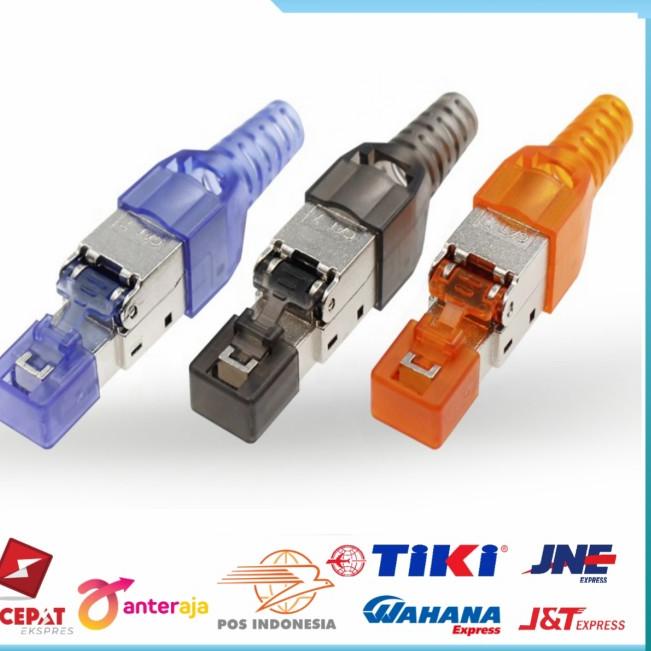 Jual Konektor RJ45 CAT 7 FTP BESI/Connector RJ45 CAT 7 STP BESI ...