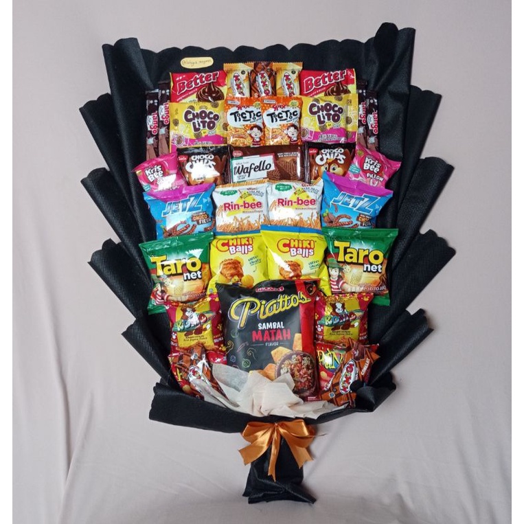 Jual bouquet snack/ buket snack/ buket snack murah/ bouquet wisuda ...