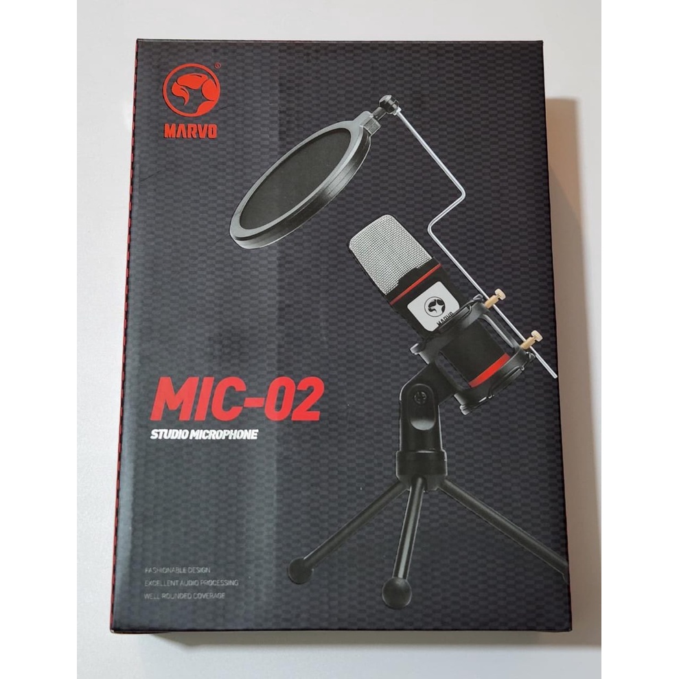 Jual MARVO MIC-02 Omnidirectional Microphone Studio | Shopee Indonesia