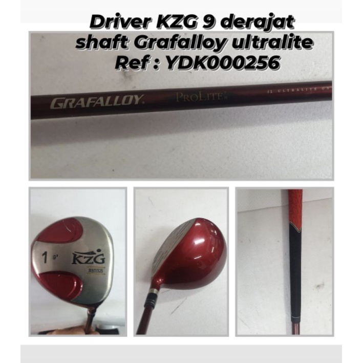 Jual Stik golf Driver KZG 9 derajat shaft Grafalloy ultralite Bekas ...