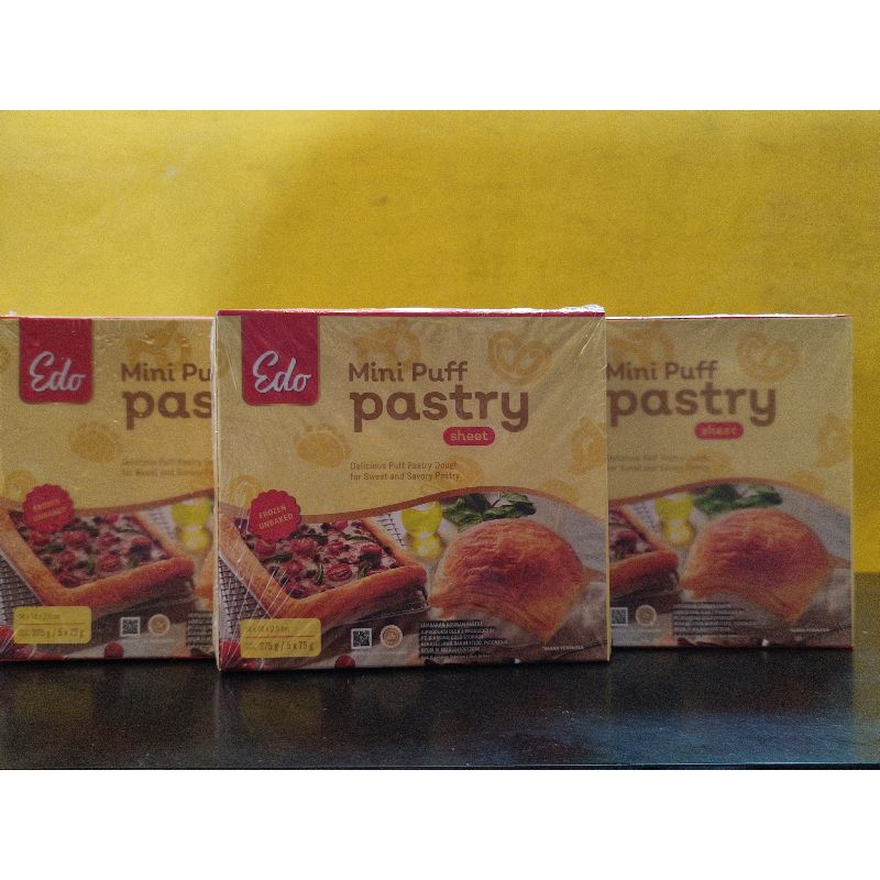 Jual Edo Mini Puff Pastry - 375g | Wajib Instant Only !! | Shopee Indonesia