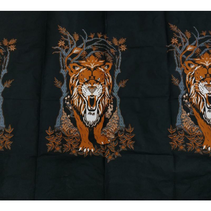 Jual Kain batik solo macan hutan hitam | Shopee Indonesia