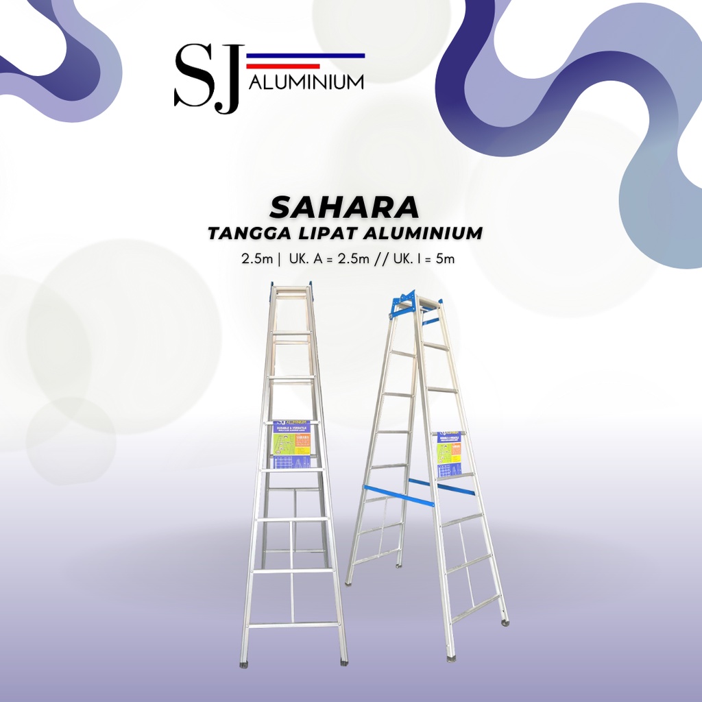 Jual Tangga Lipat Aluminium Ladder Multifungsi Jumbo - Sahara Biru ...