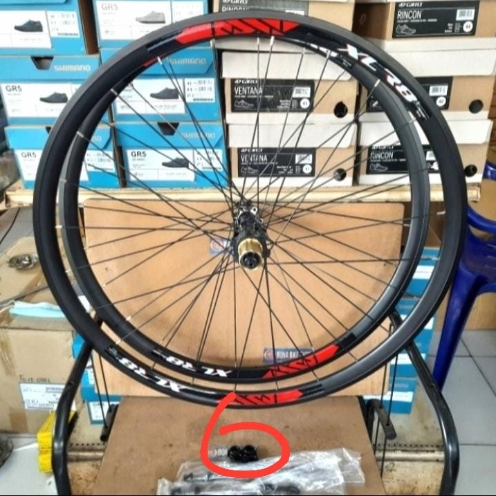 Jual Wheelset RoadBike, Gravel 700C XLR8 DX X3 Rim Brake Bearing ...