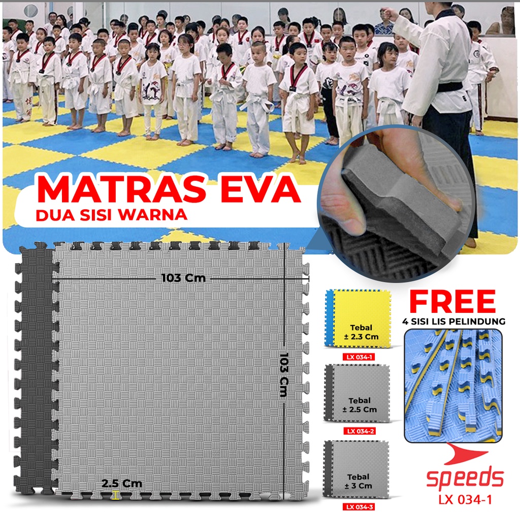 Jual SPEEDS Matras Evamat Matras Beladiri Matras Puzzle Arena Silat ...