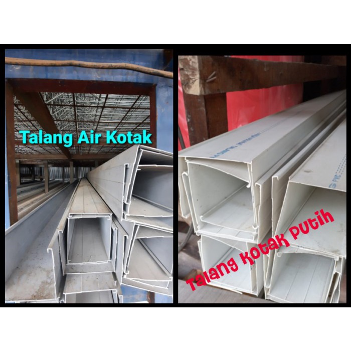 Jual Pipa Pvc Talang Air Pvc Kotak 4Inch | Shopee Indonesia