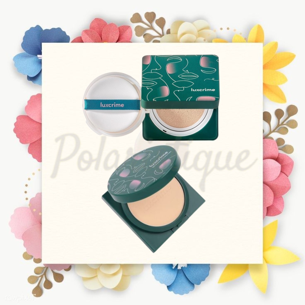 Jual Luxcrime Blur & Cover Two Way Cake | 2nd Skin Luminous Cushion in ...