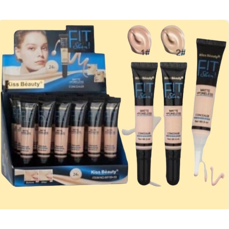 Jual Concealer Fit Skin Matte Porelles Original 8ml//Conceler Fit Skin ...