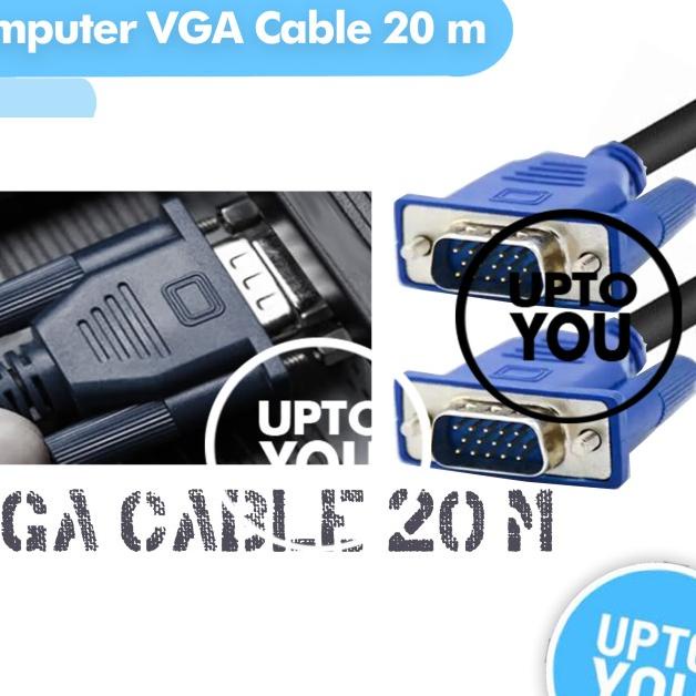 Jual Kabel VGA - Computer VGA Cable 20 m | Shopee Indonesia