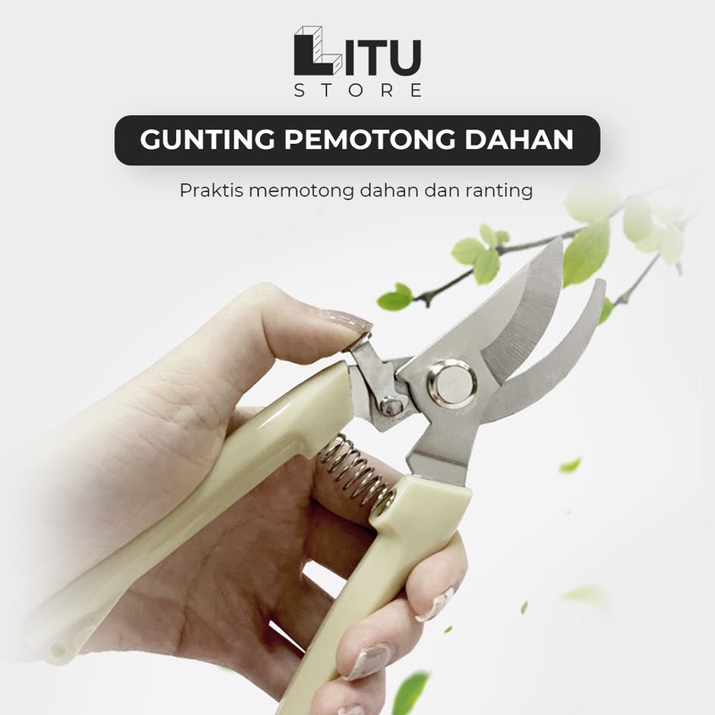 Jual gunting dahan ranting daun alat kebun potong tanaman pruning shears | Shopee Indonesia