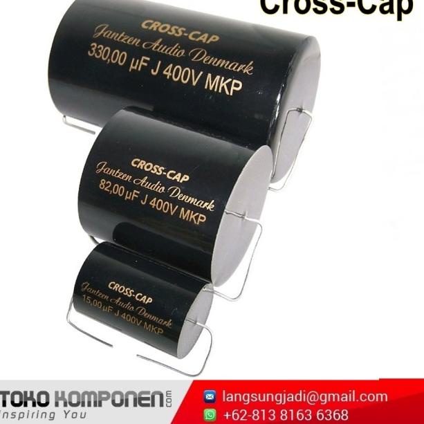 Jual 2.2uF 400V Jantzen Cross Cap capacitor (kapasitor MKP polypropylene) | Shopee Indonesia