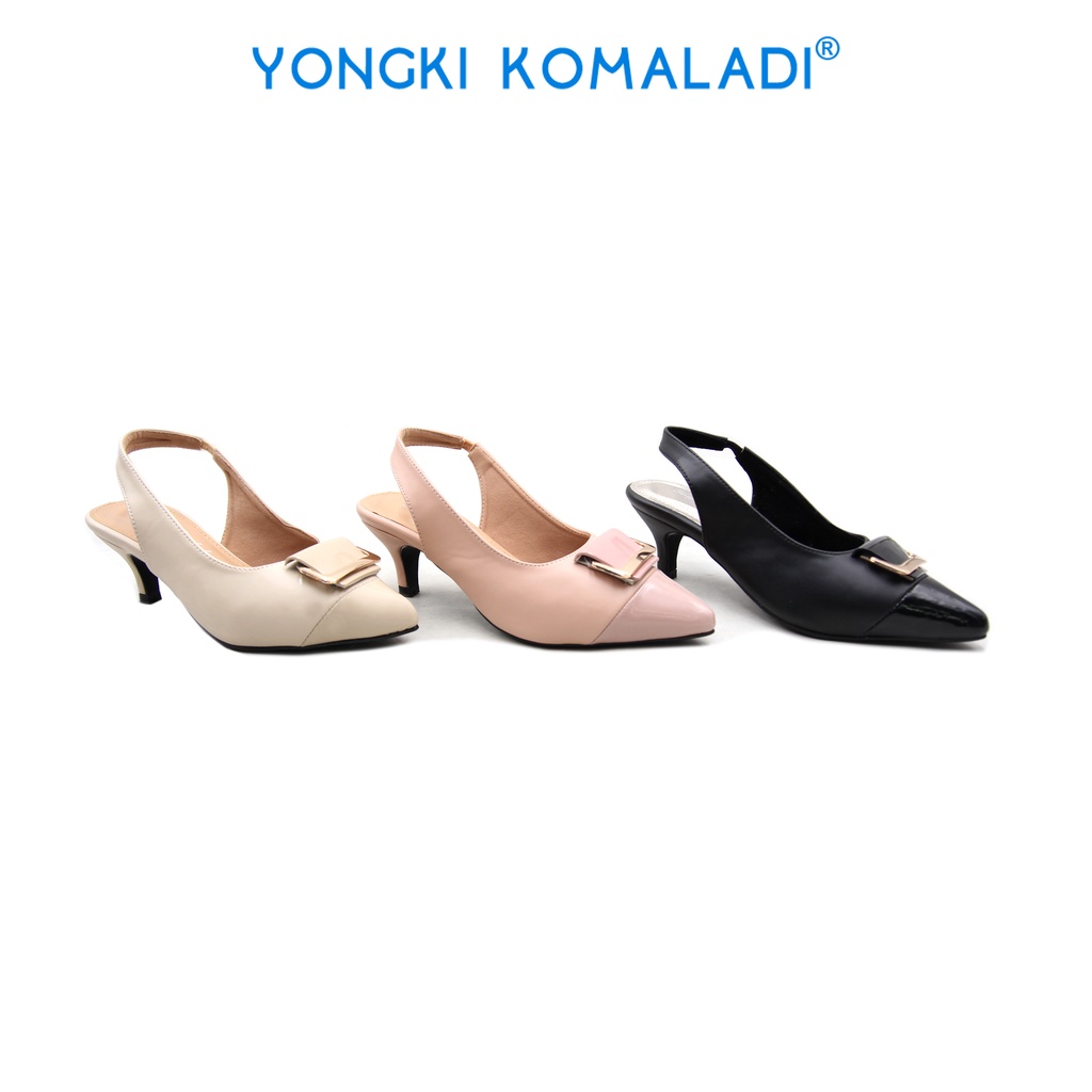 Jual [ ORIGINAL ] YONGKI KOMALADI HEELS OL-ENDR7508-22 LADIES HITAM ...