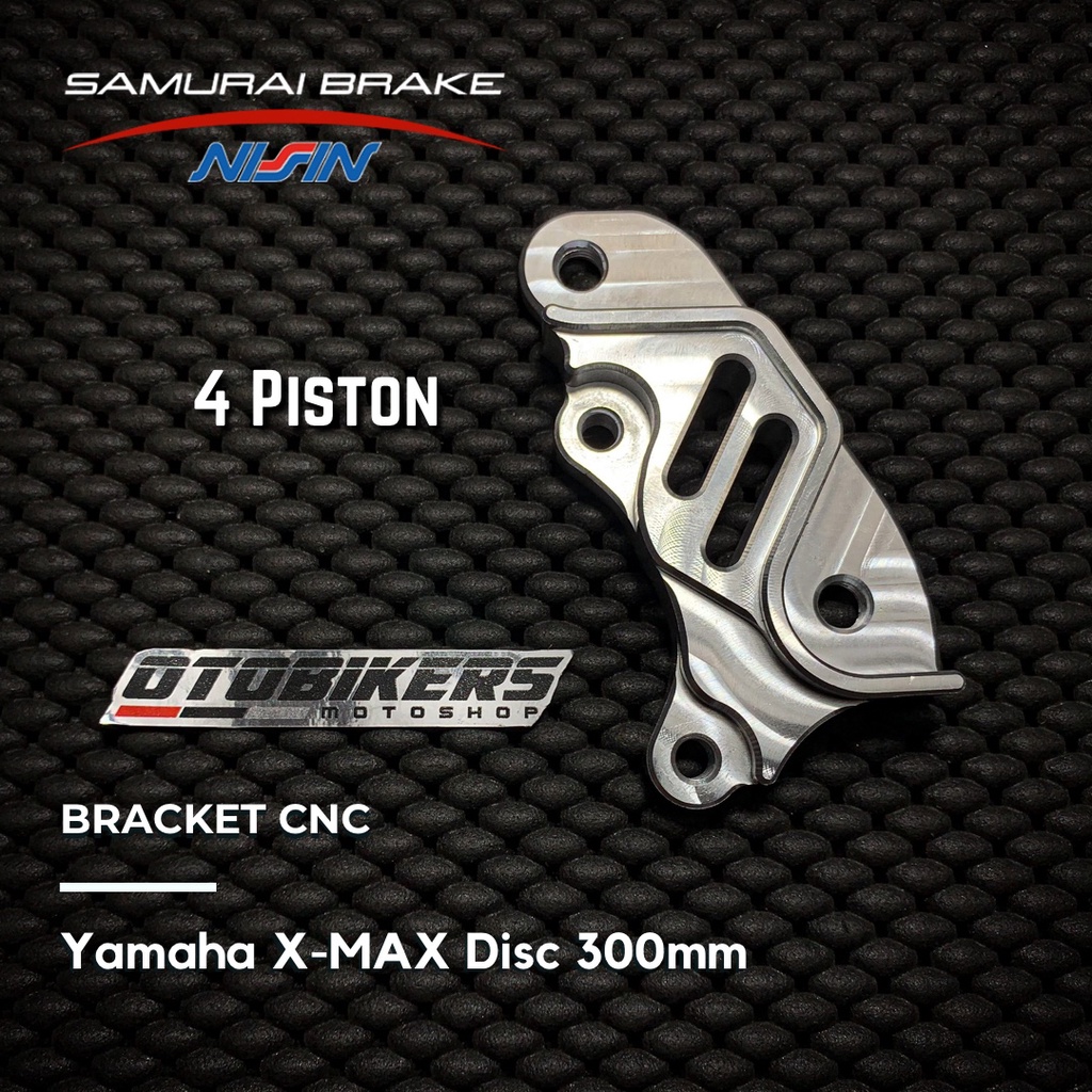 Jual BREKET KALIPER NISSIN SAMURAI 4P YAMAHA XMAX DISC 298 300 MM 4 ...