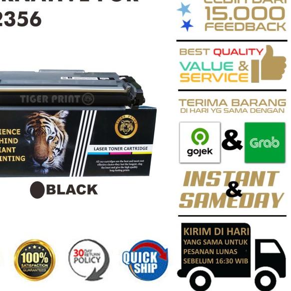 Jual Toner Compatible TN-2356 HC 2356 TN-2306 2306 For Brother HL ...