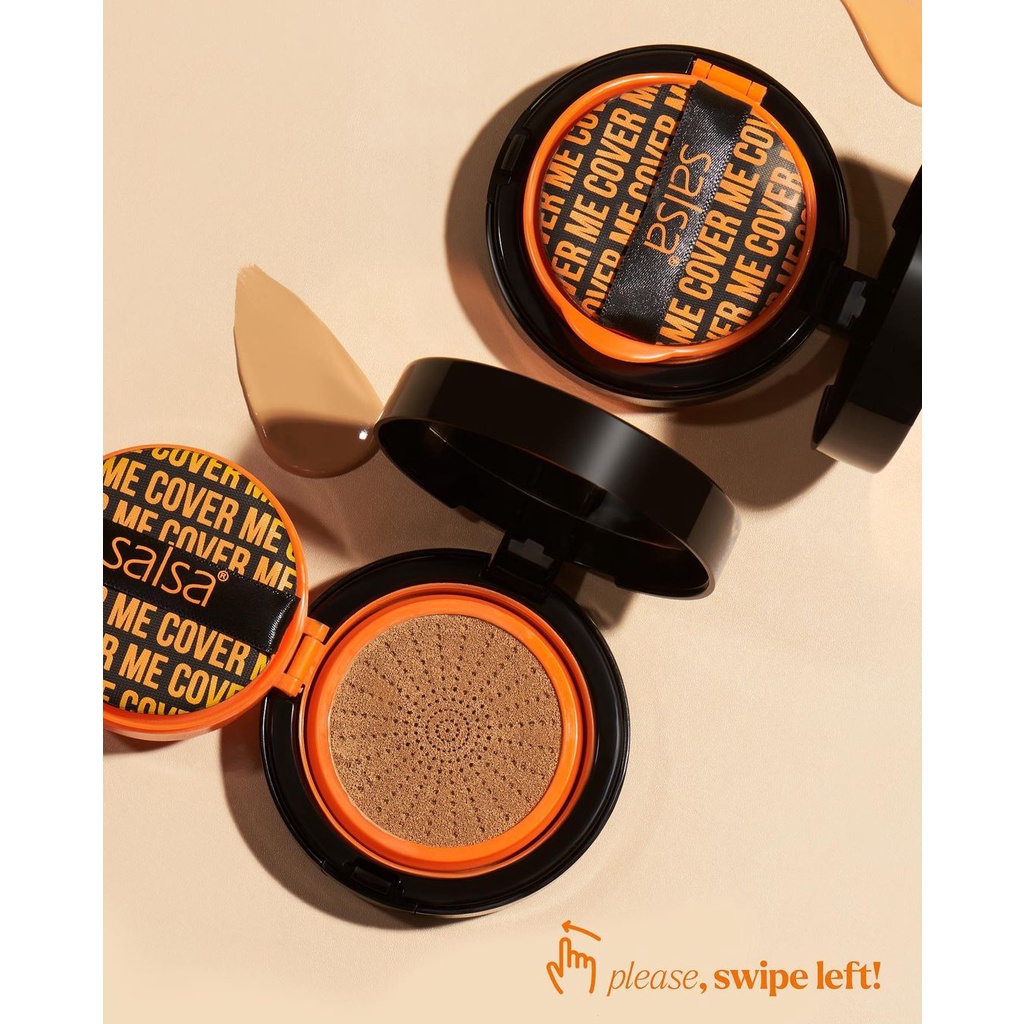 Jual SALSA Cover Me BB Cushion - Semi Matte with Red Algae Niacinamide ...