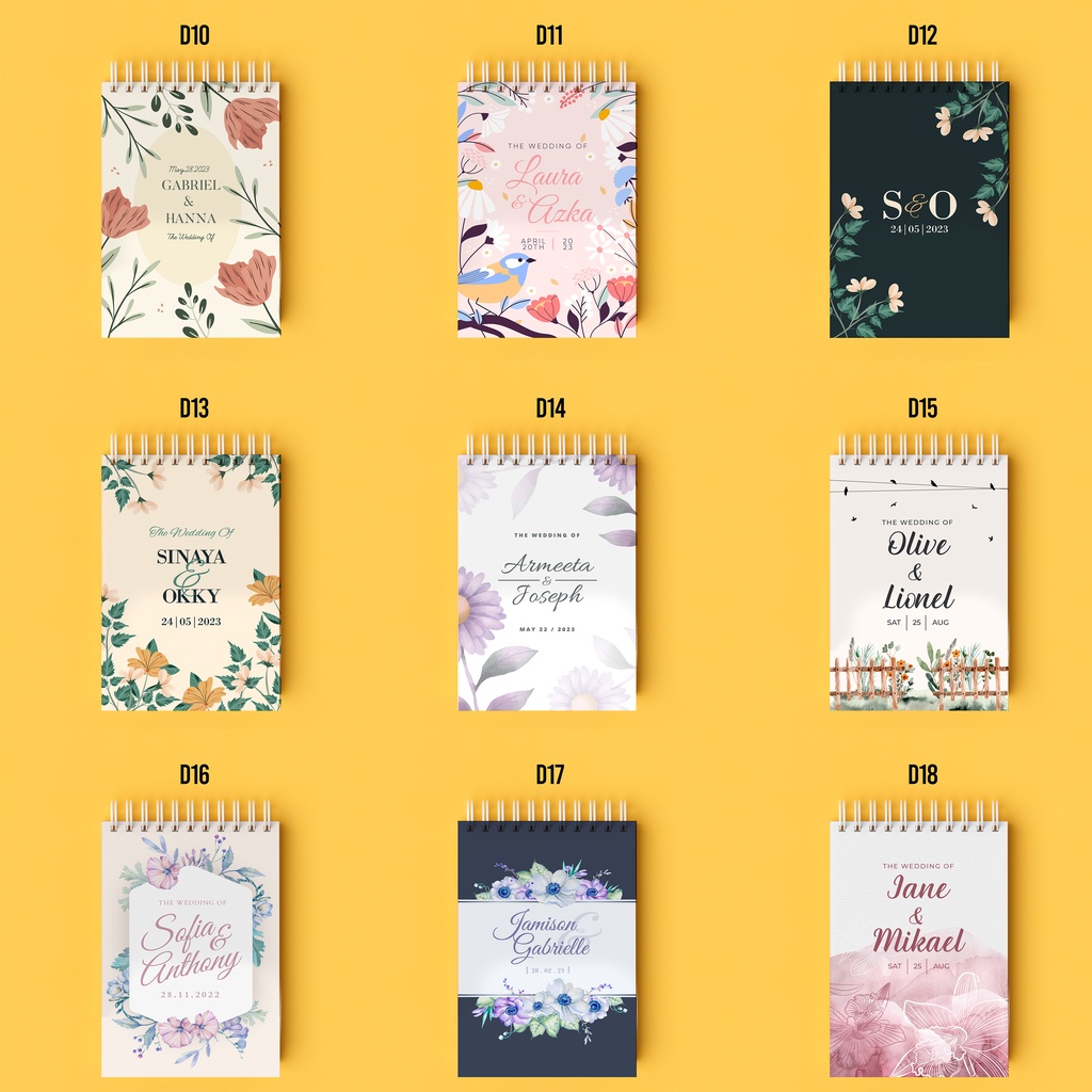 Jual souvenir notes pernikahan , ulang tahun, event | Shopee Indonesia