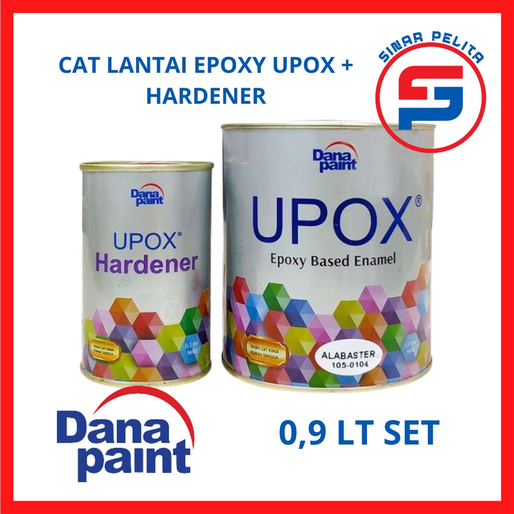 Jual CAT LANTAI EPOXY UPOX DANA PAINT 0,9LT SET / CAT KERAMIK / CAT ...