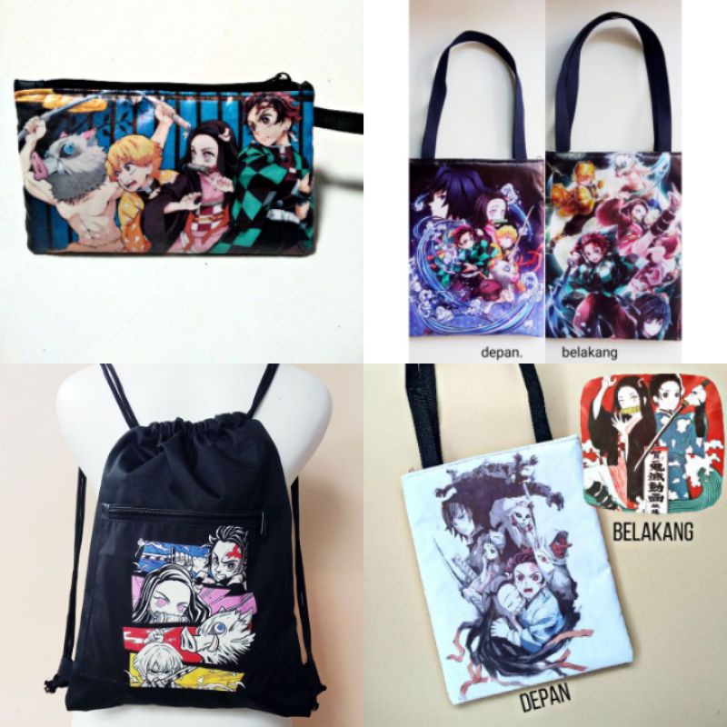 Jual Donker Tas Demon Slayer Merchandise Nezuko Kamado Tanjiro Kimetsu ...