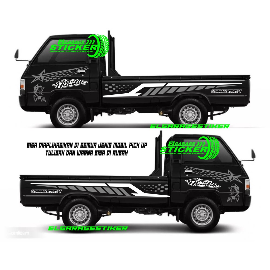 Jual Stiker mobil pick up l300 stiker variasi mobil l300 cutting stiker ...