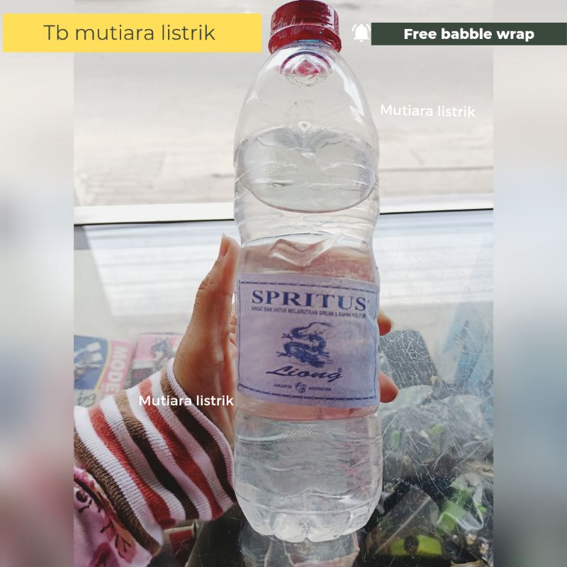 Jual Spirtus Spritus Sepirtus Spiritus Putih Botol Aqua 400ml Bahan ...