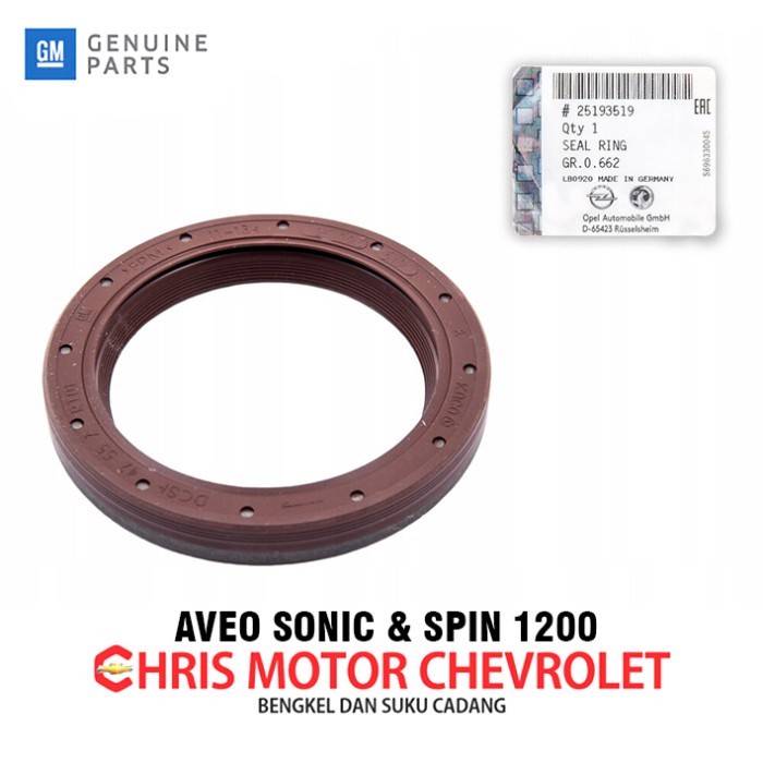 Jual SEAL KRUK AS DEPAN SPIN 1200 AVEO SONIC ORIGINAL GM 25193519 ...