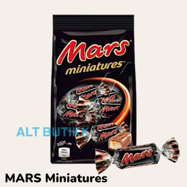 Jual MARS MINIATURES 220 gram | COKELAT MARS MINI | PRODUCT OF EUROPE ...