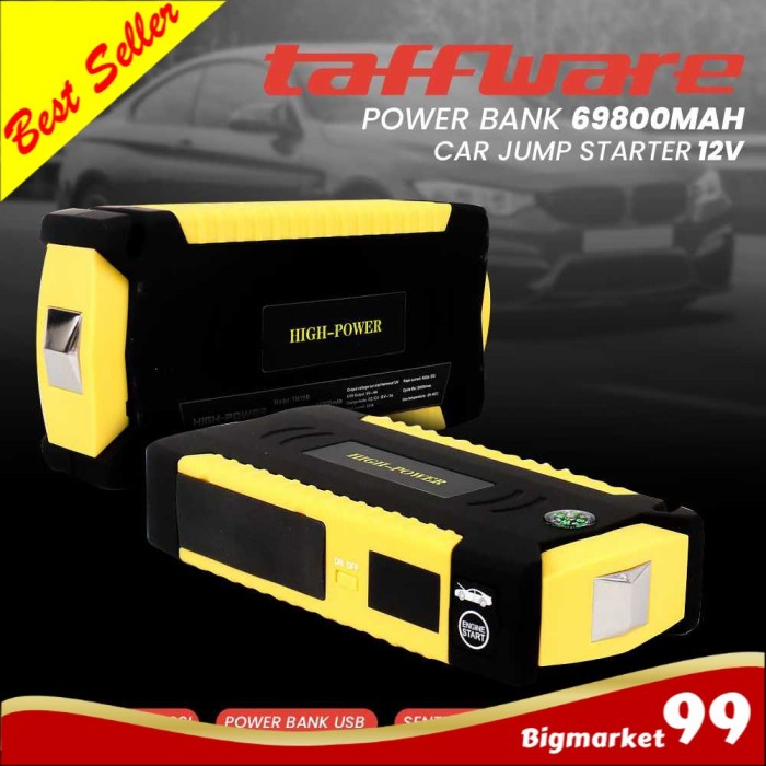 Jual Power Bank Jumbo 69800mAh Car Jump Starter 12V 4 Serbaguna USB ...