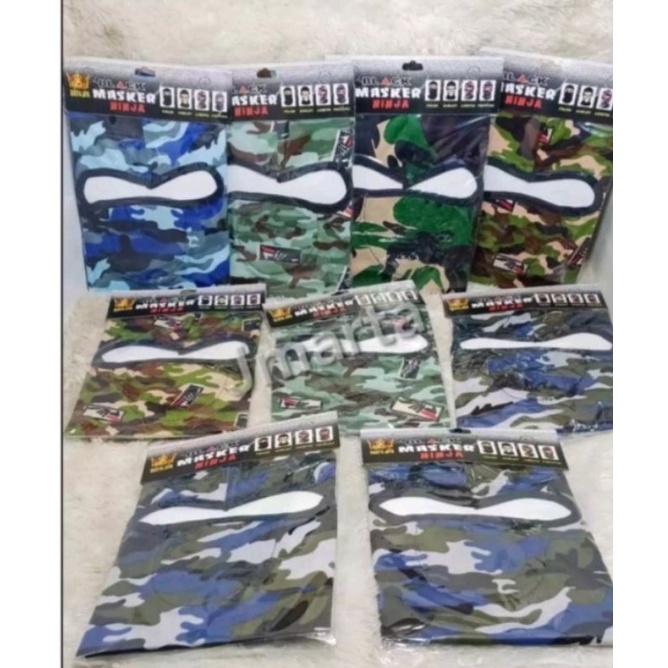 Jual MASKER LORENG TOPENG NINJA 12 PCS | Shopee Indonesia
