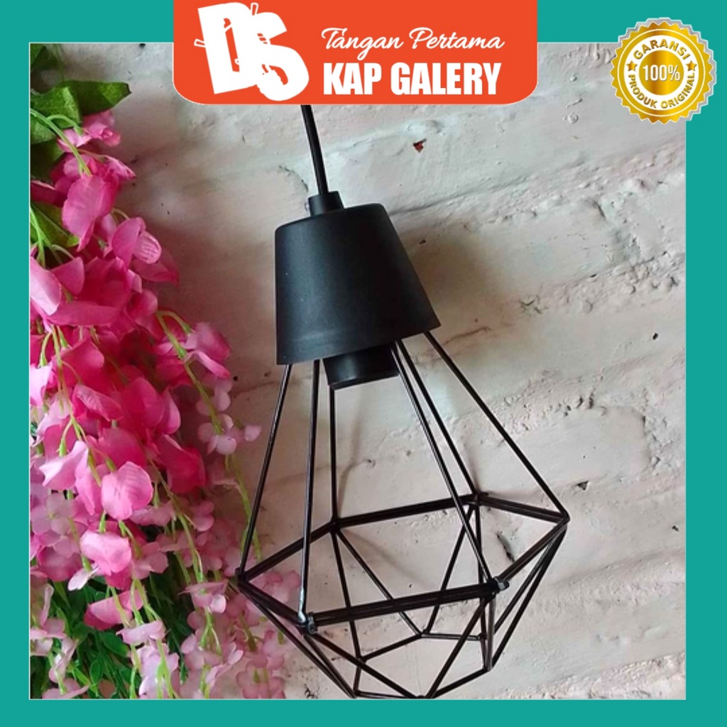 Jual Kap Lampu Gantung Hias Minimalis Diamond Dekorasi Rumah Cafe ...