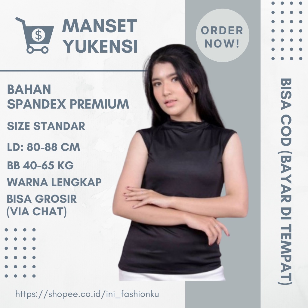 Jual INF ( BISA GROSIR ) BAJU MANSET BUNTUNG SPANDEX PREMIUM INNER ...