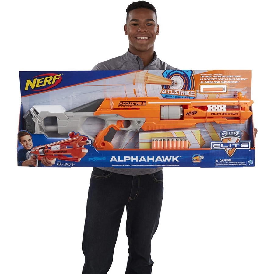 Jual Nerf N-Strike Elite AccuStrike Series AlphaHawk Mainan Tembak ...