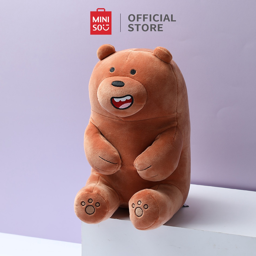 Jual MINISO Boneka We Bare Bears Lucu Beruang Panda Boneka Tidur Mainan ...