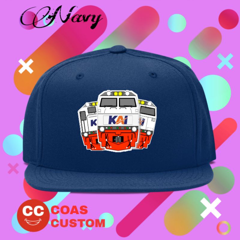 Jual TOPI KAI KERETA API TOPI SNAPBACK ANAK | Shopee Indonesia