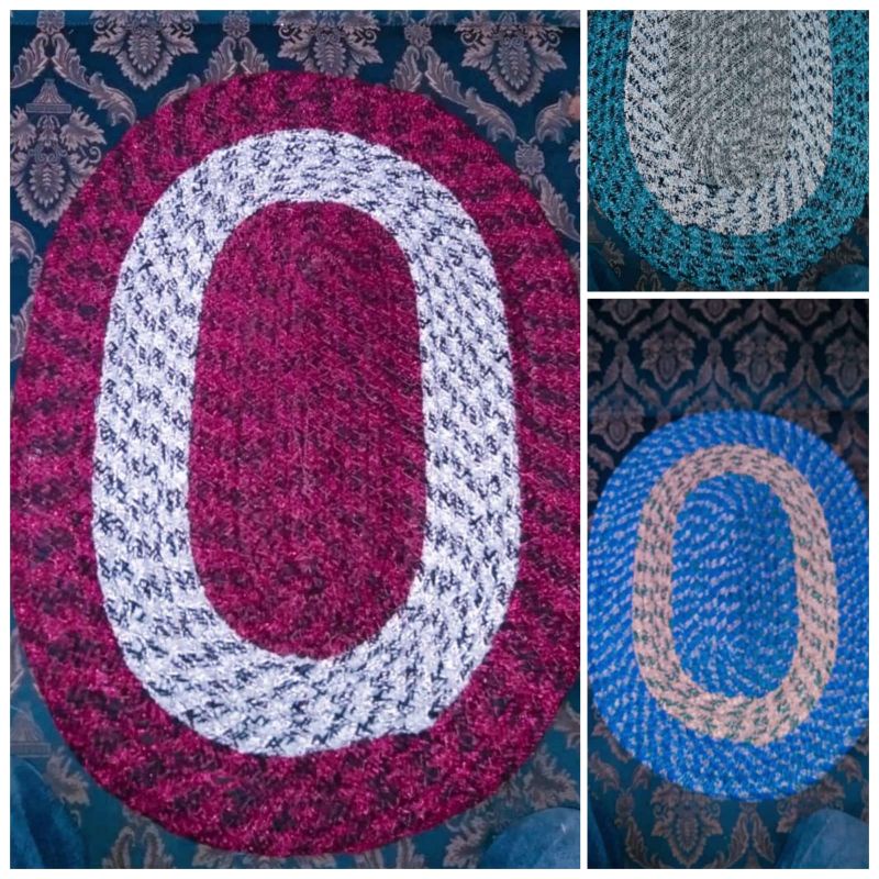 Jual KESED KAKI OVAL TEBAL /KESED LANTAI OVAL UK 40 X 60CM-+ | Shopee ...