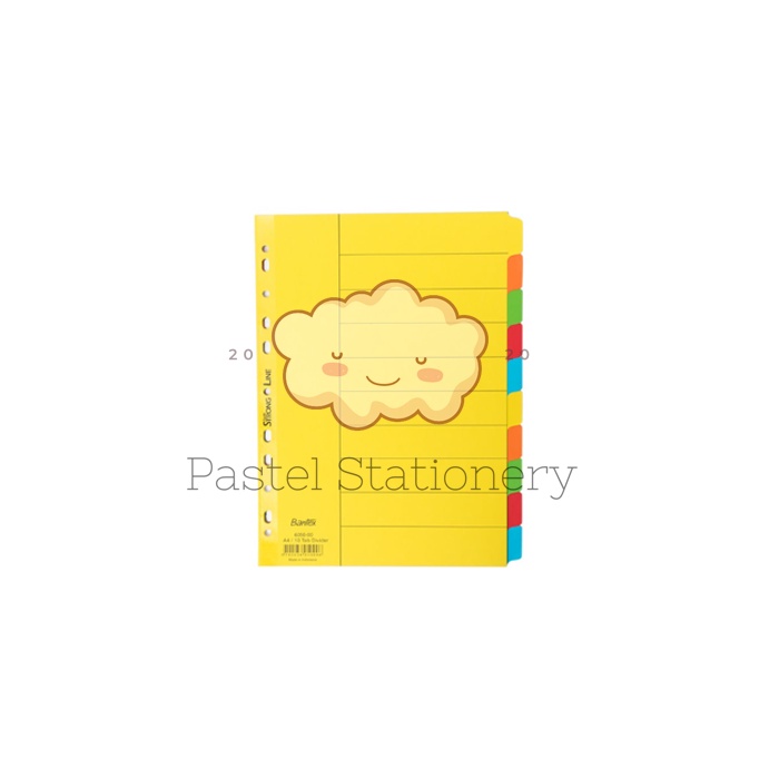 Jual Pembatas Ordner Bantex 10 Warna A4 6050 - Cardboard Index ...