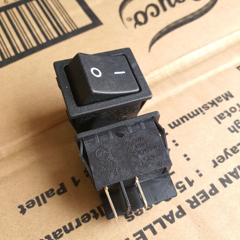Jual POWER SWITCH SAKLAR SWITCH KOTAK HITAM BESAR BAGUS MEREK ZN ...