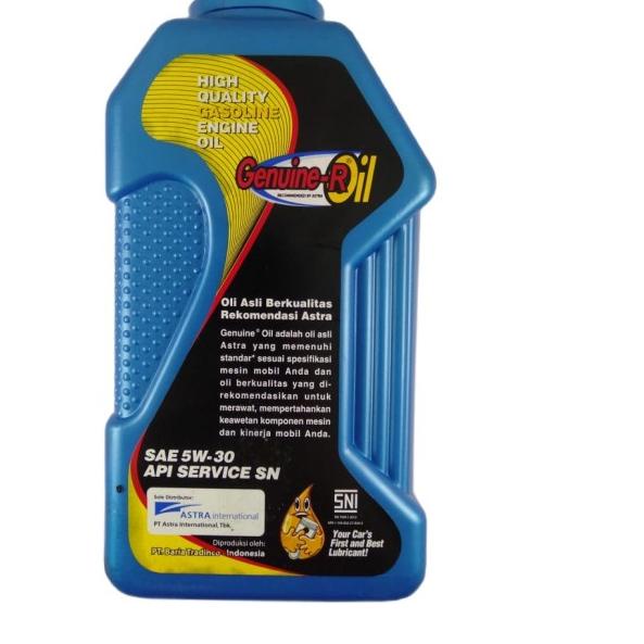 Jual Oli Mesin Daihatsu Astra Genuine R Oil SAE 5W 30 API Service SM 1L ...
