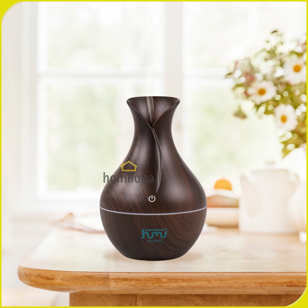 Jual Humidifier Diffuser Aromaterapi LED 7 Color Koleksi Motif Kayu ...