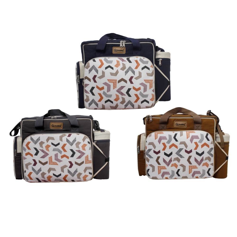 Jual Snobby Tas Bayi Besar Saku Print + Tabung Botol Susu Double Artsy ...