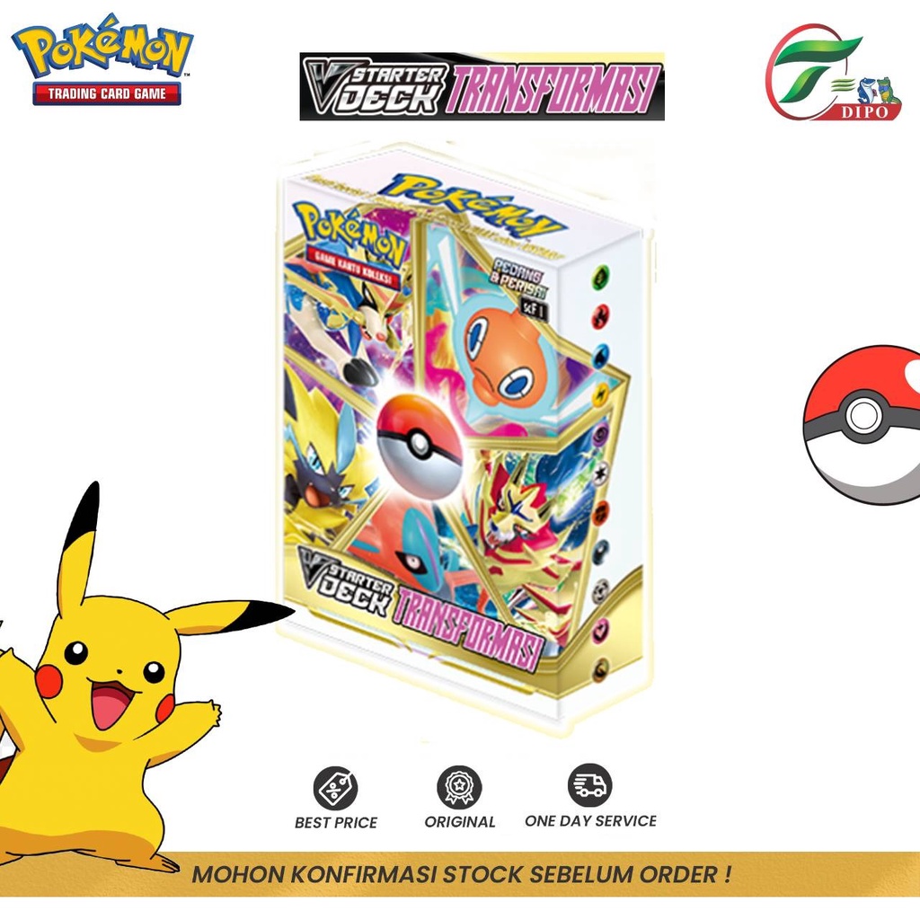 Jual TRADING CARD GAME POKEMON V STARTER DECK SCF TRANSFORMASI | Shopee Indonesia