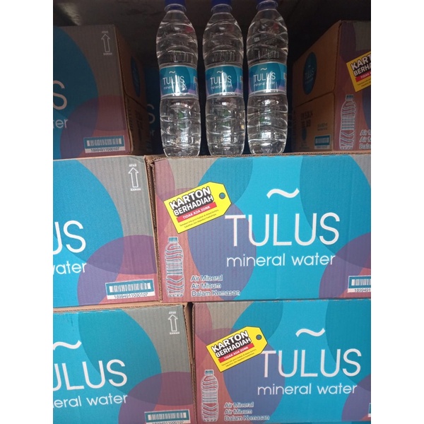 Jual Tulus mineral water 600ml x 24 | Shopee Indonesia
