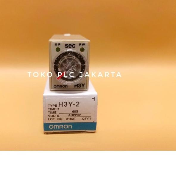 Jual H3Y-2 Delay Timer Relay OMRON + Socket Base 220VAC 60s H3Y 2 | Shopee Indonesia