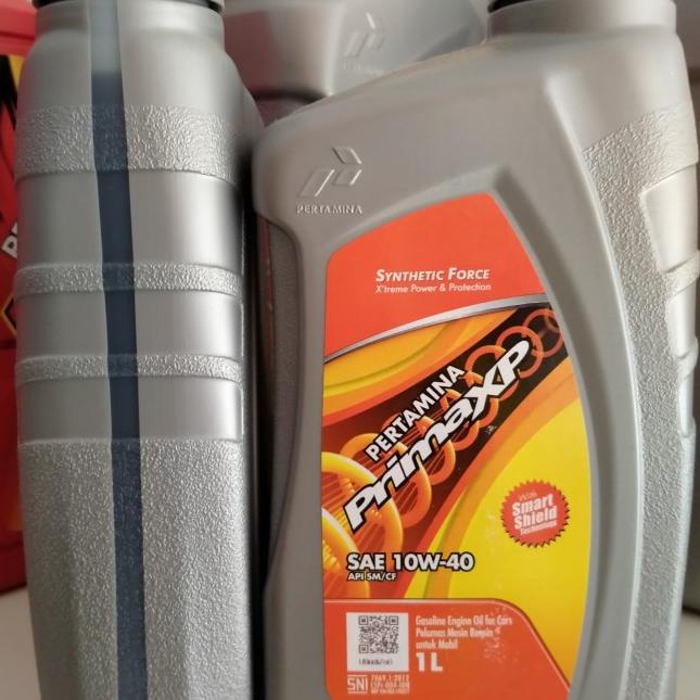 Jual Oli Pertamina Prima XP SAE 10W-40 API SM / CF , isi 1 Liter ...