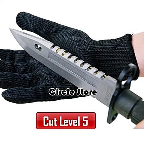 Jual Sarung Tangan Safety / Stainless Steel Wire Gloves Cut Resistant ...