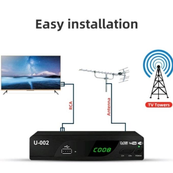 Jual Stb Dvb T2 Set Top Box Tv Digital U-002 Stb Dvb T2 Tv Digital U ...