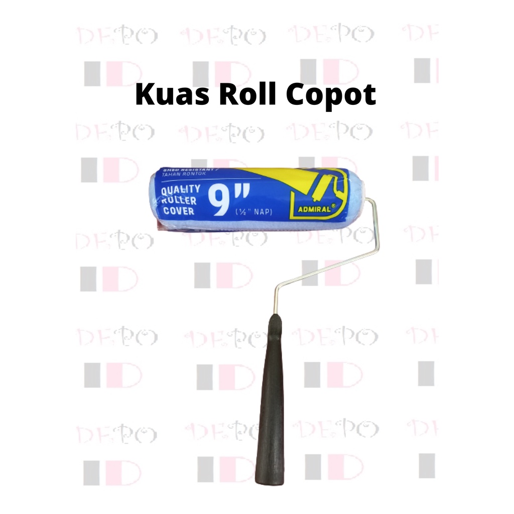 Jual Kuas Roll Copot 9"inch / Kuas Roll Cat Tembok Copot Besar 9 ...