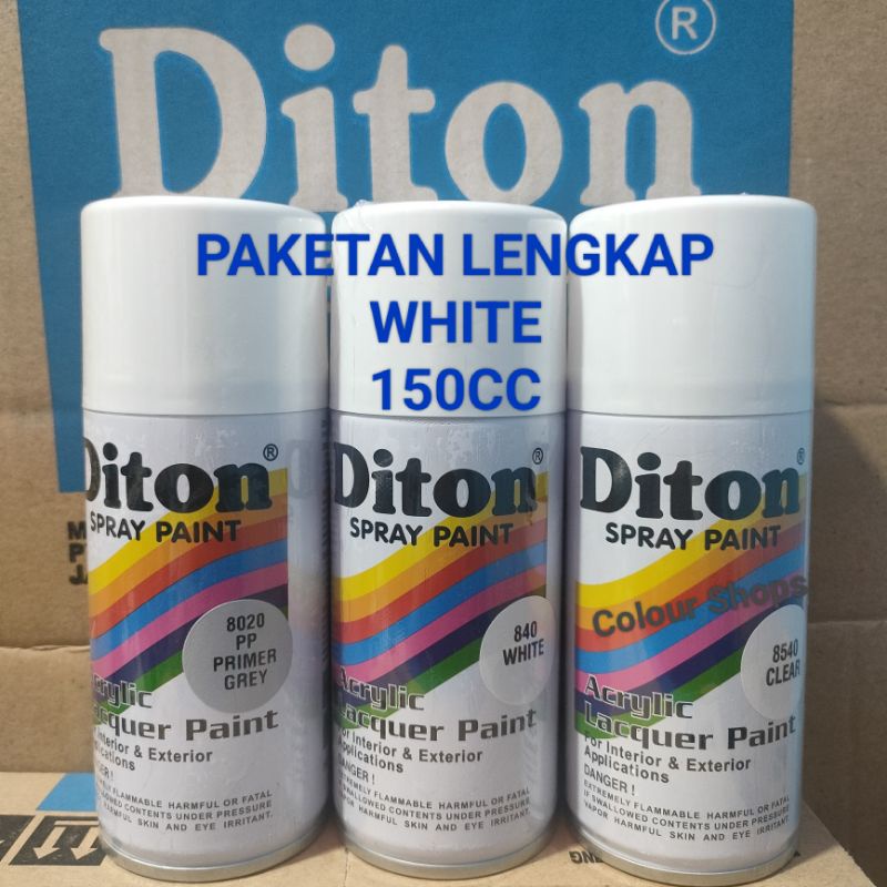Jual Pilok Cat Diton White 840 Primer Grey Epoxy 8020 Clear 8540 ...